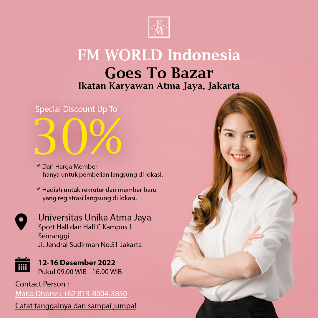 FM World Indonesia Goes to Bazar Natal IKAJ 2022 - FM World Indonesia